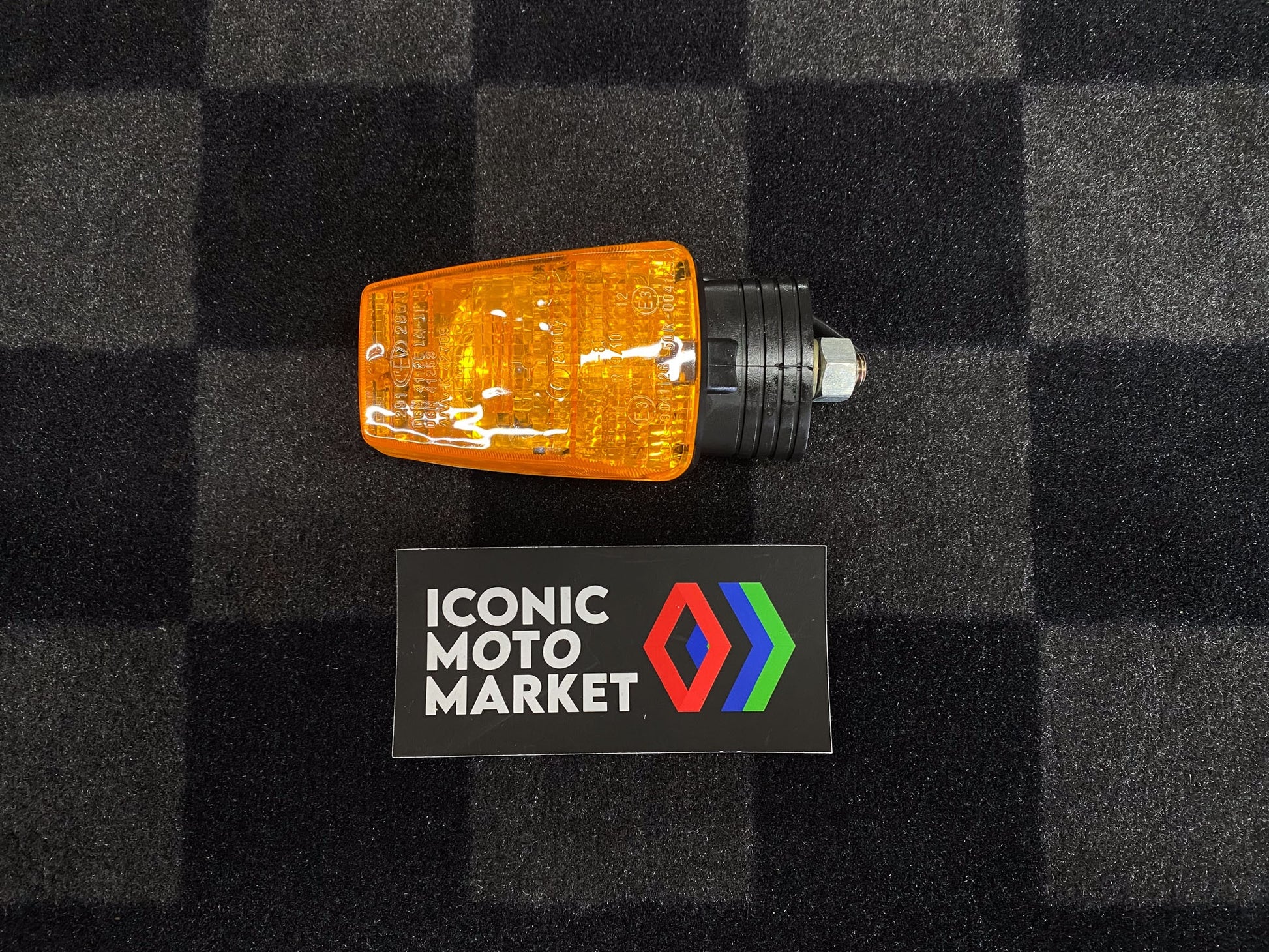 CEV Universal Rectangular Turn Signals with Rubber Base #291296 ...