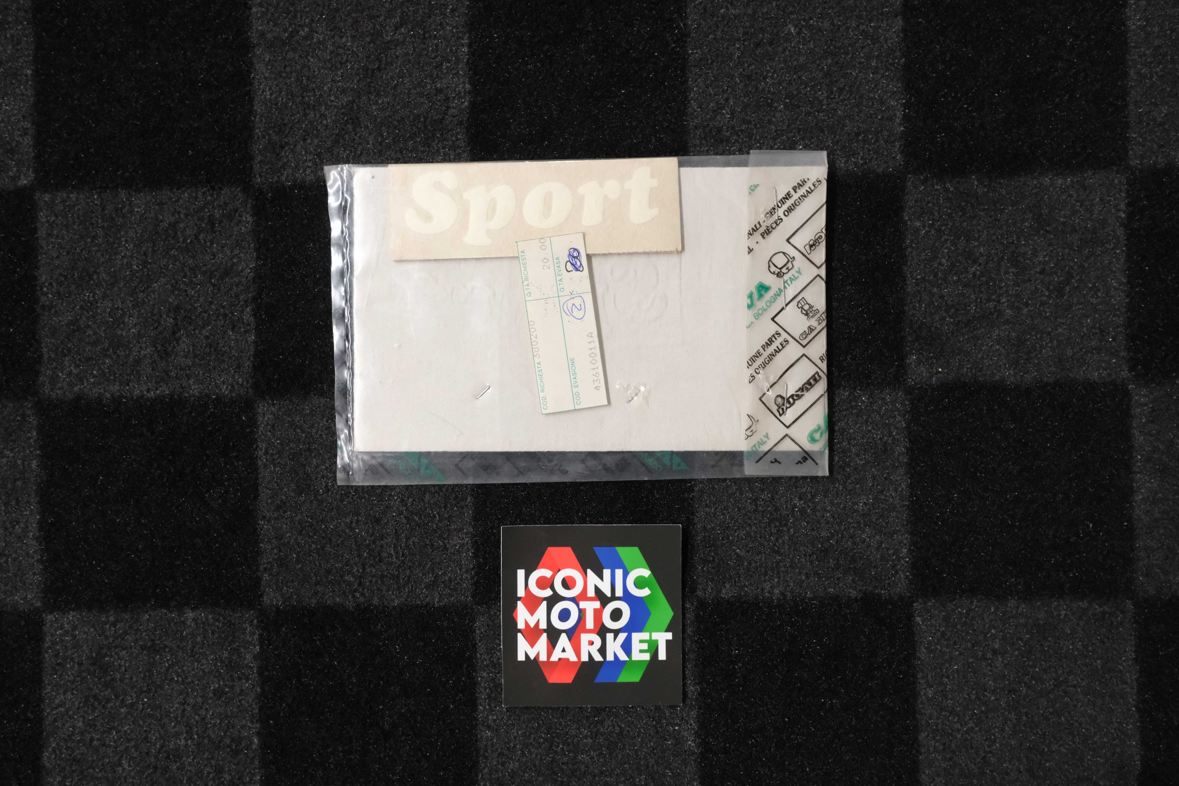 Ducati 750 Sport Decal (NOS) #43610011A – Iconic Moto Market