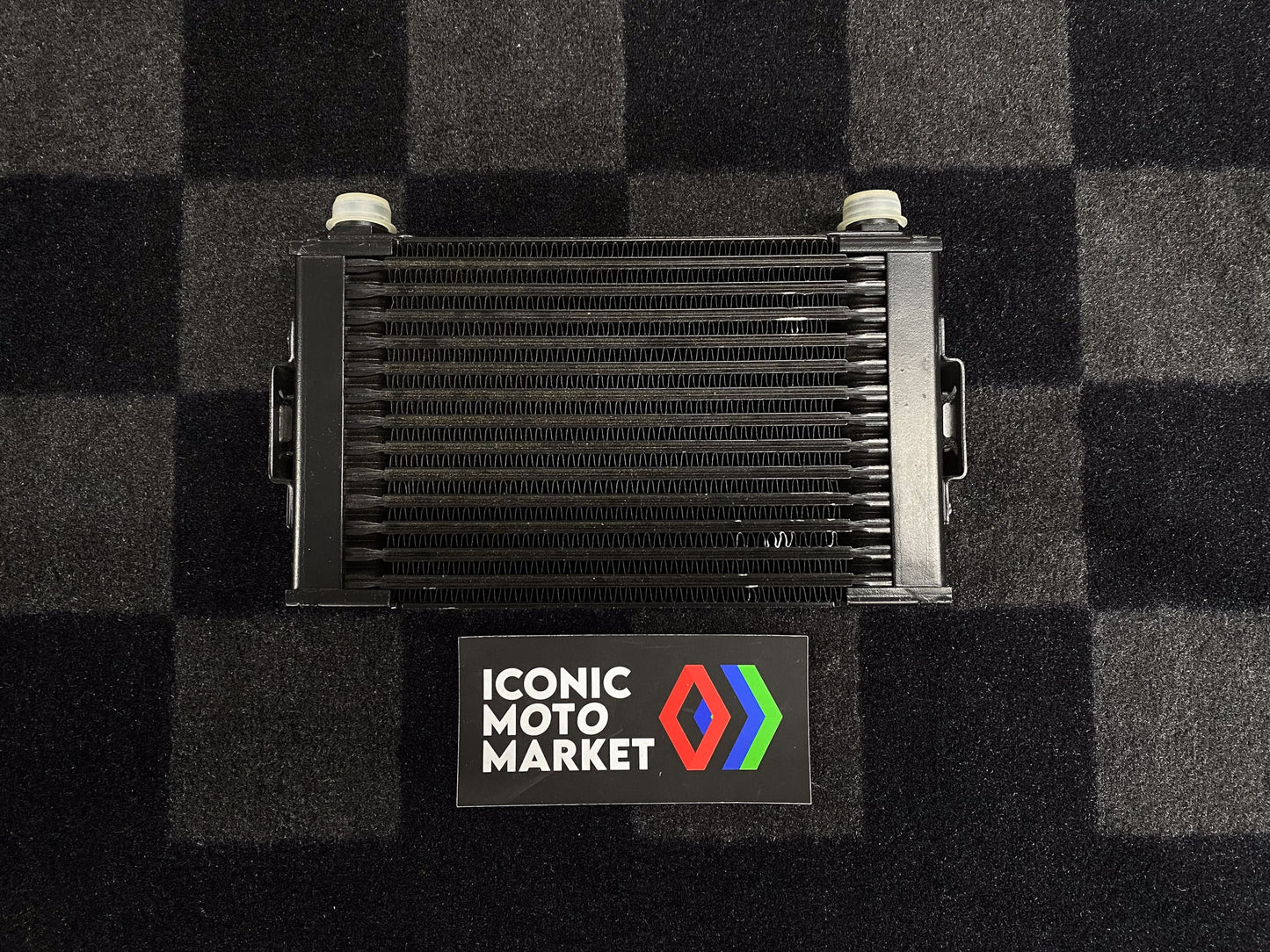 Ducati Oil Cooler with bracket – Iconic Moto Market