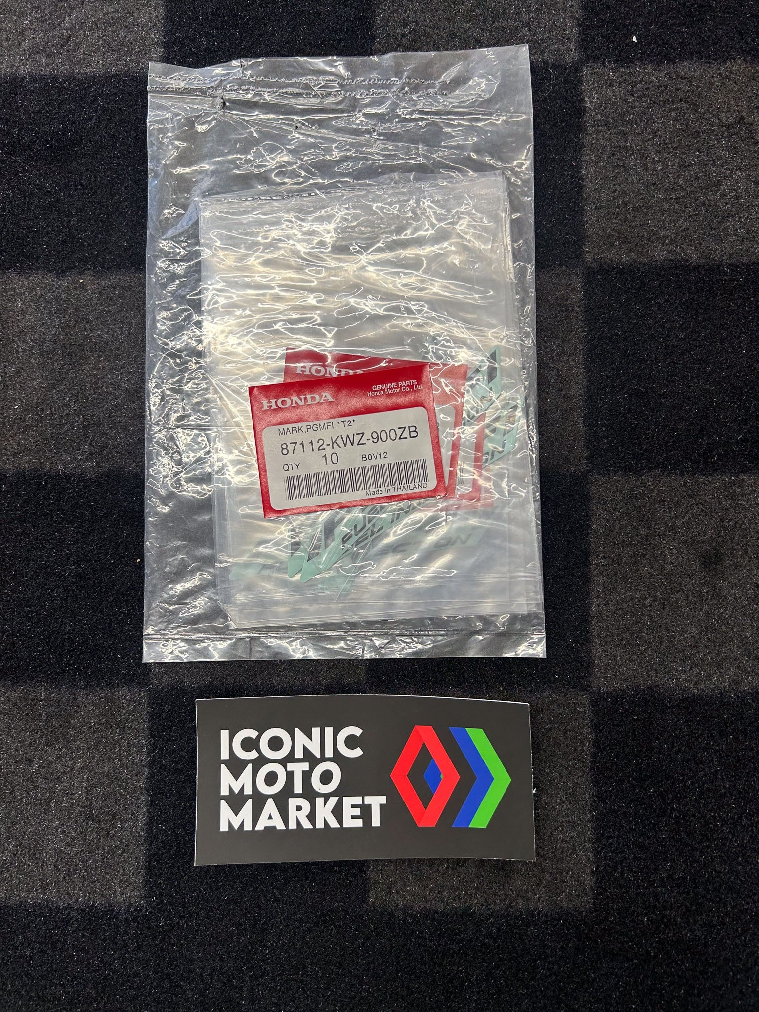 Honda Wave 210 I PGMFI Programmed Fuel Injection Sticker Set (NOS) (20 ...