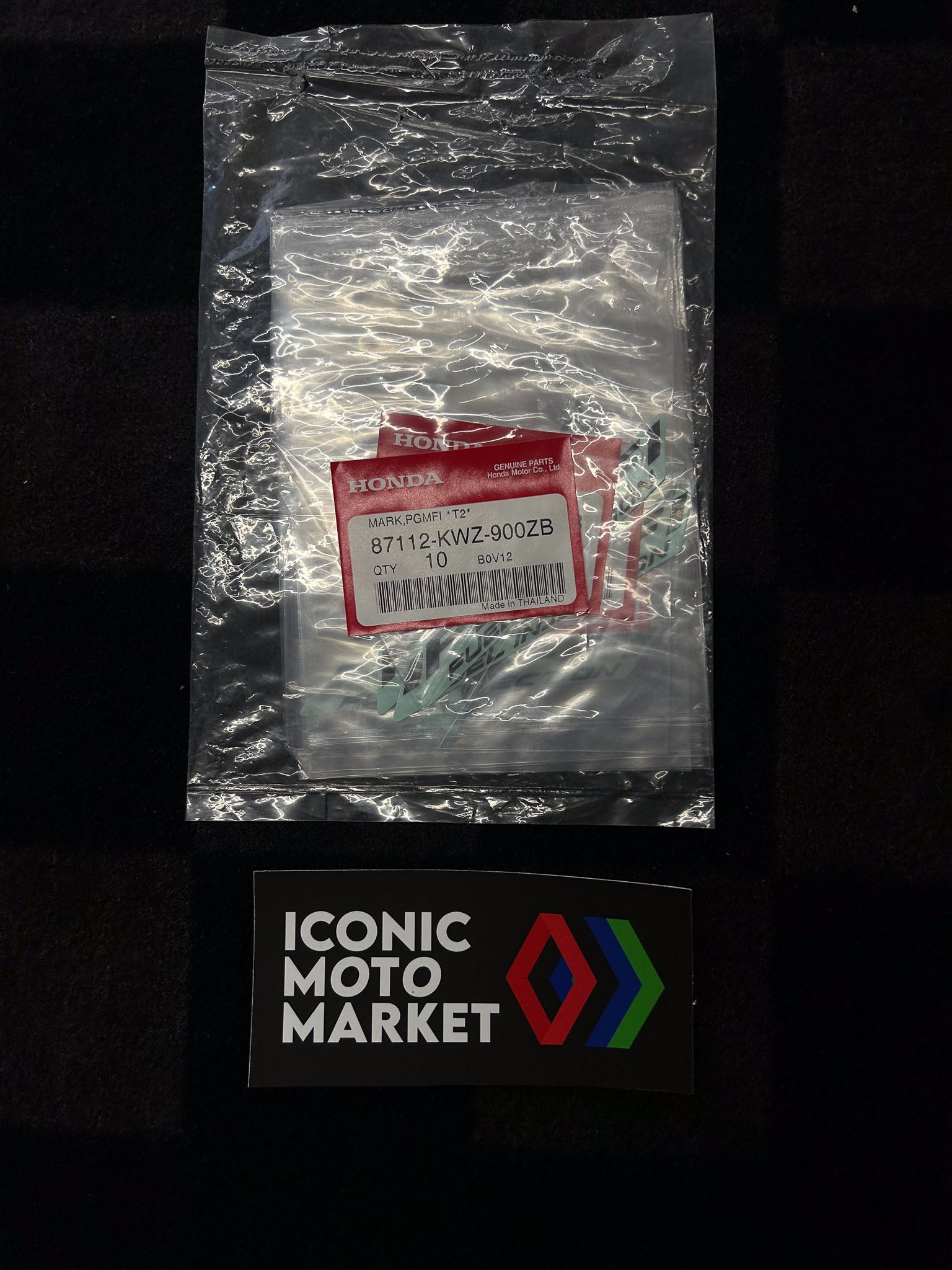 Honda Wave 210 I PGMFI Programmed Fuel Injection Sticker Set (NOS) (20 ...