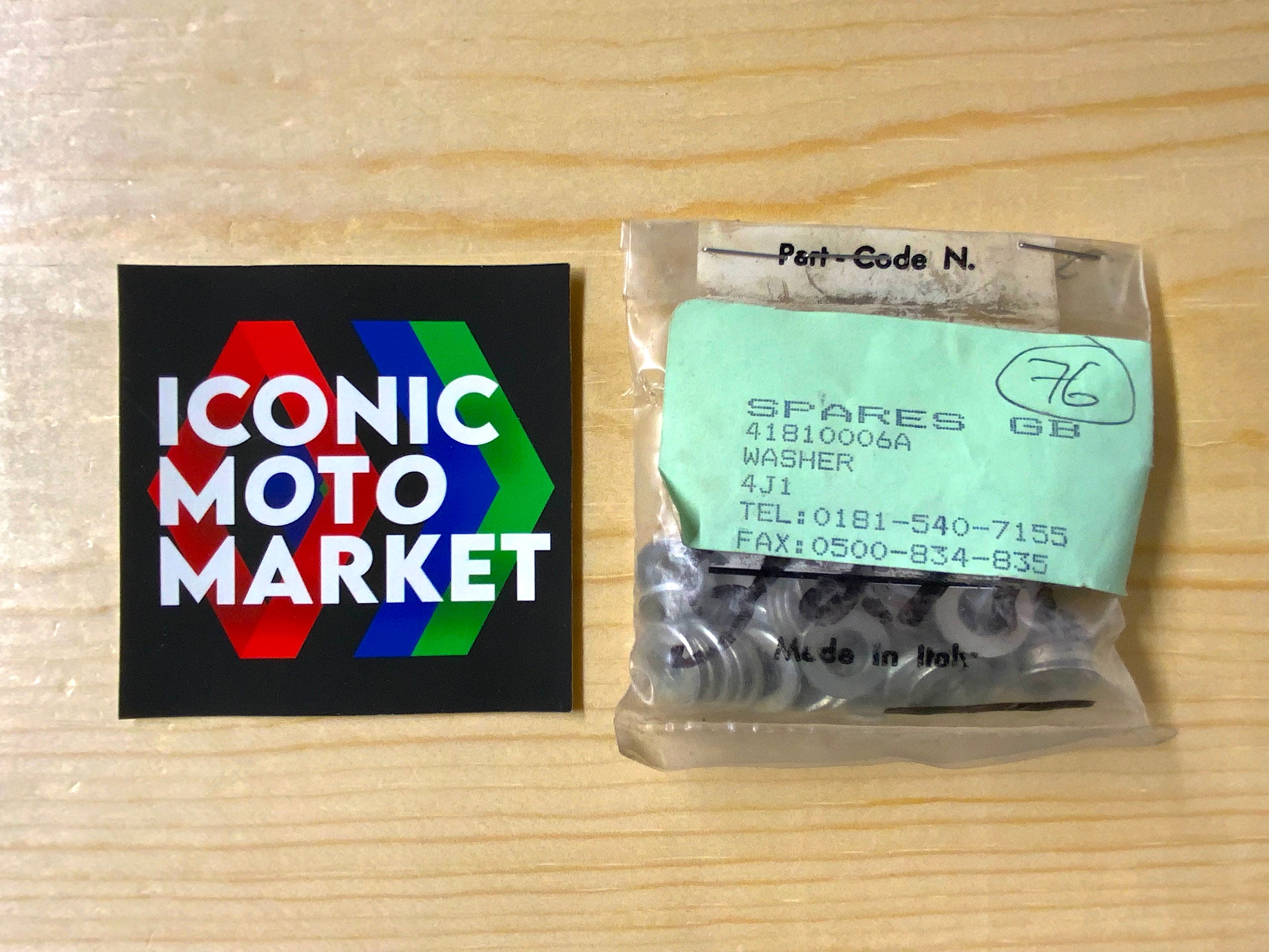 Ducati 750 Sport (1989) Washer. New. (NOS) #41810006A – Iconic Moto Market