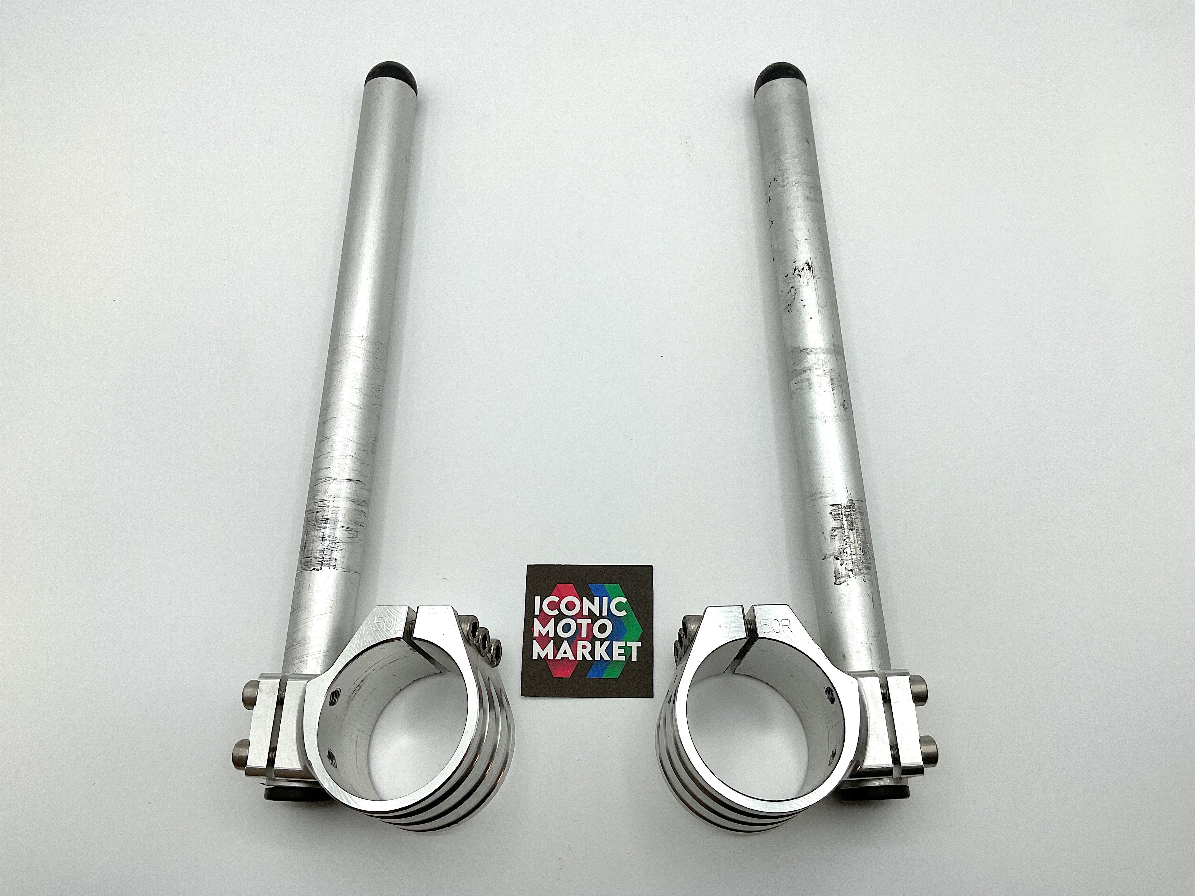 Clip-ons - 50mm Diameter. Billet Aluminum Clamps w/ Hardware. #CG_CLIP ...