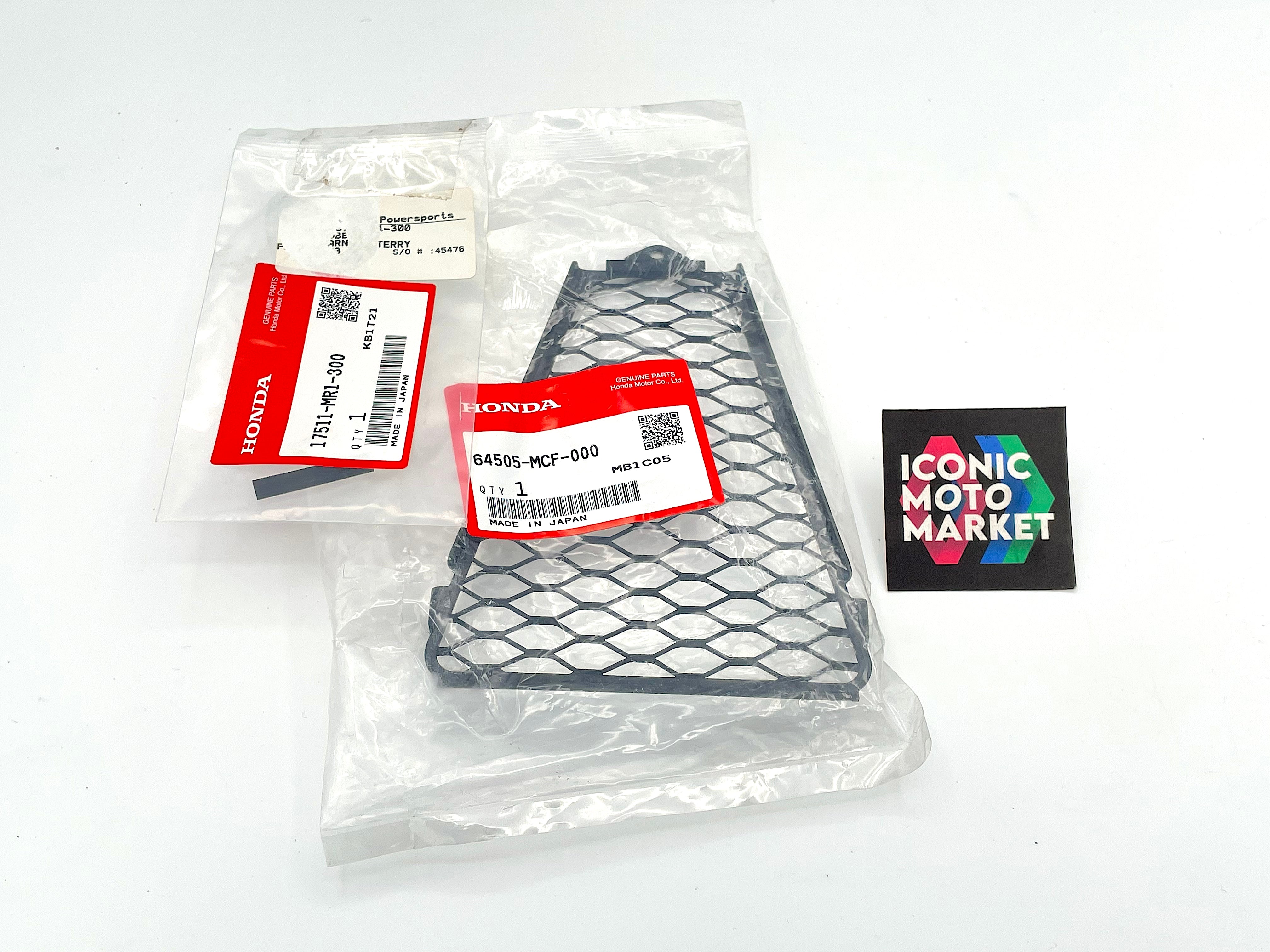 Honda RVT1000R RC51 (2000-2006) Air Intake Duct Filter. NOS (OEM) #645 ...