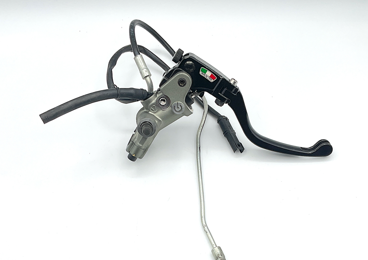 TWM GP1 - Folding Adjustable Brake Lever, Billet Aluminum - Black Anod ...